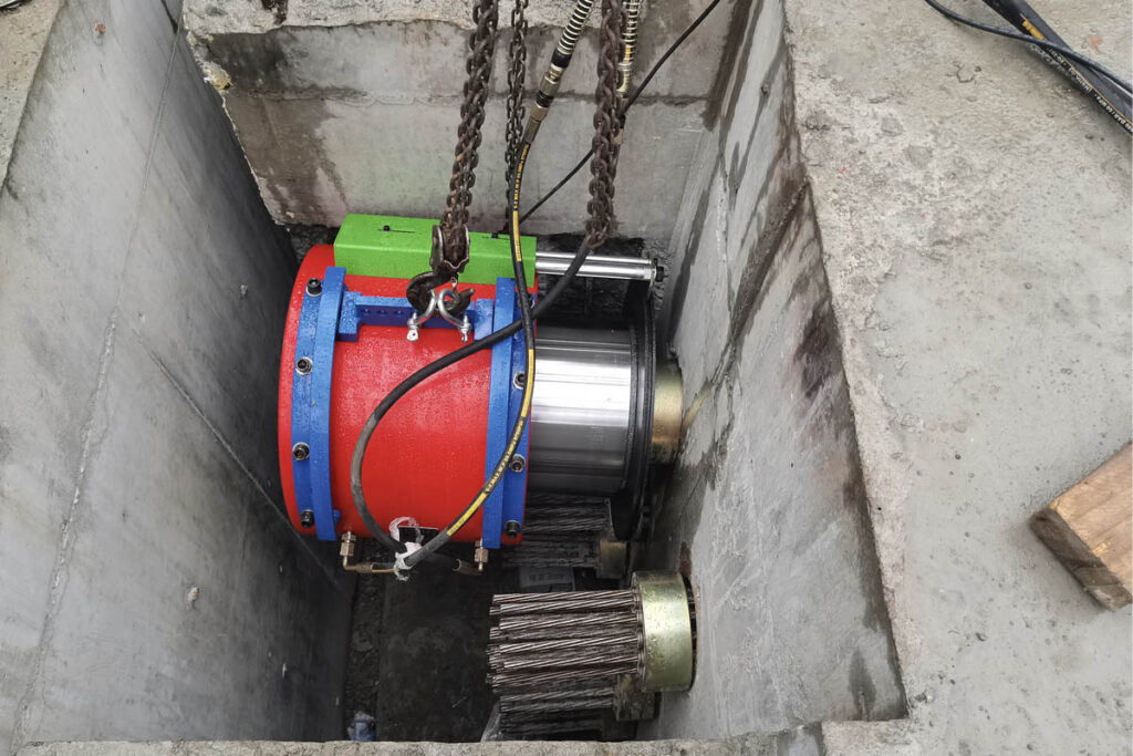 multi strand prestressing jack for post tension systems projects